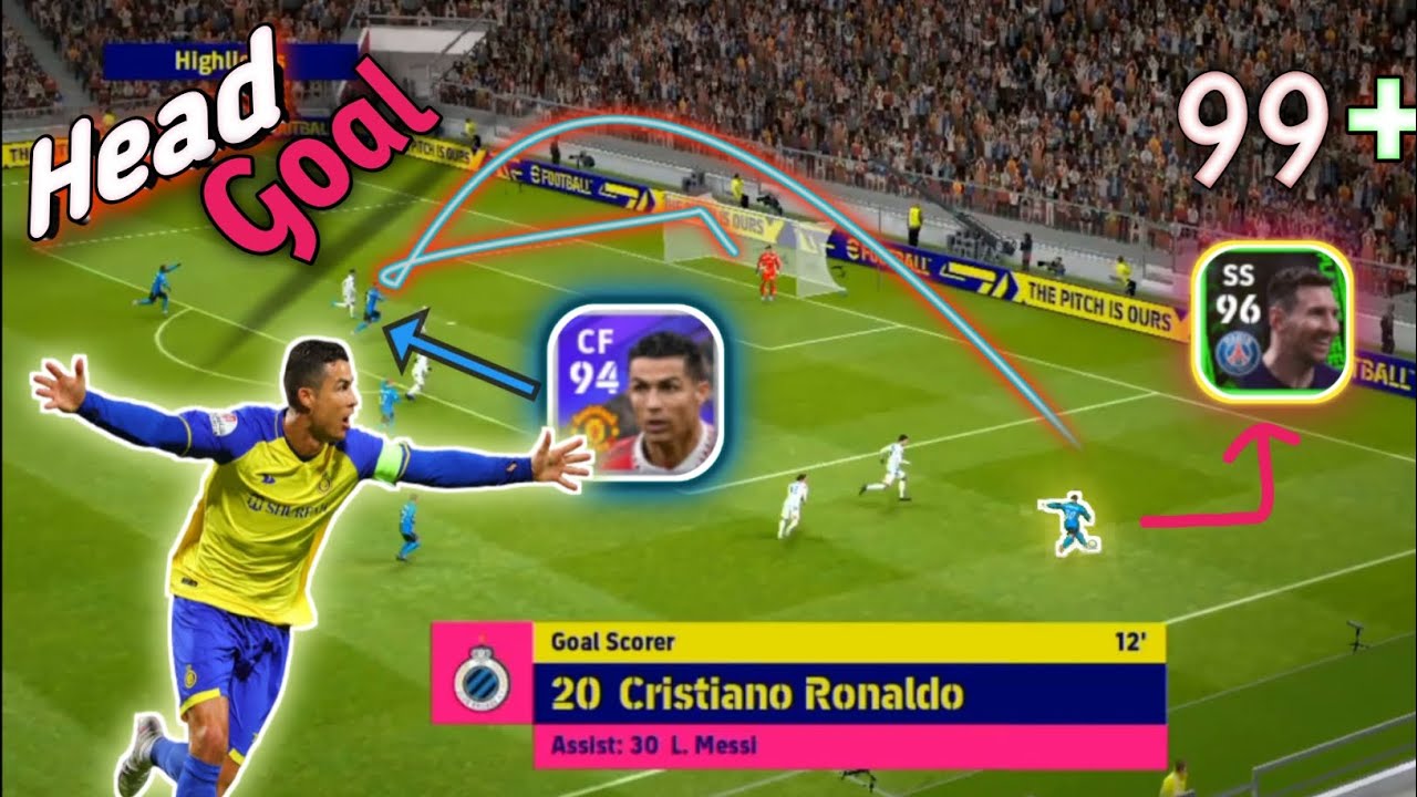 Potw Ronaldo Shot in Awesome||🔥 ||Pesmobile🤯 ||efootball mobile - YouTube
