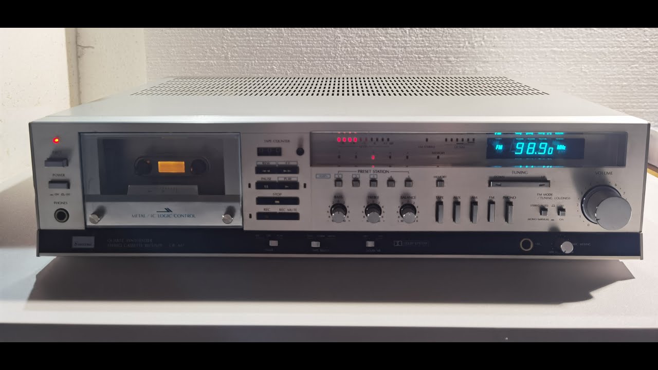 SANSUI CR-M7 - YouTube