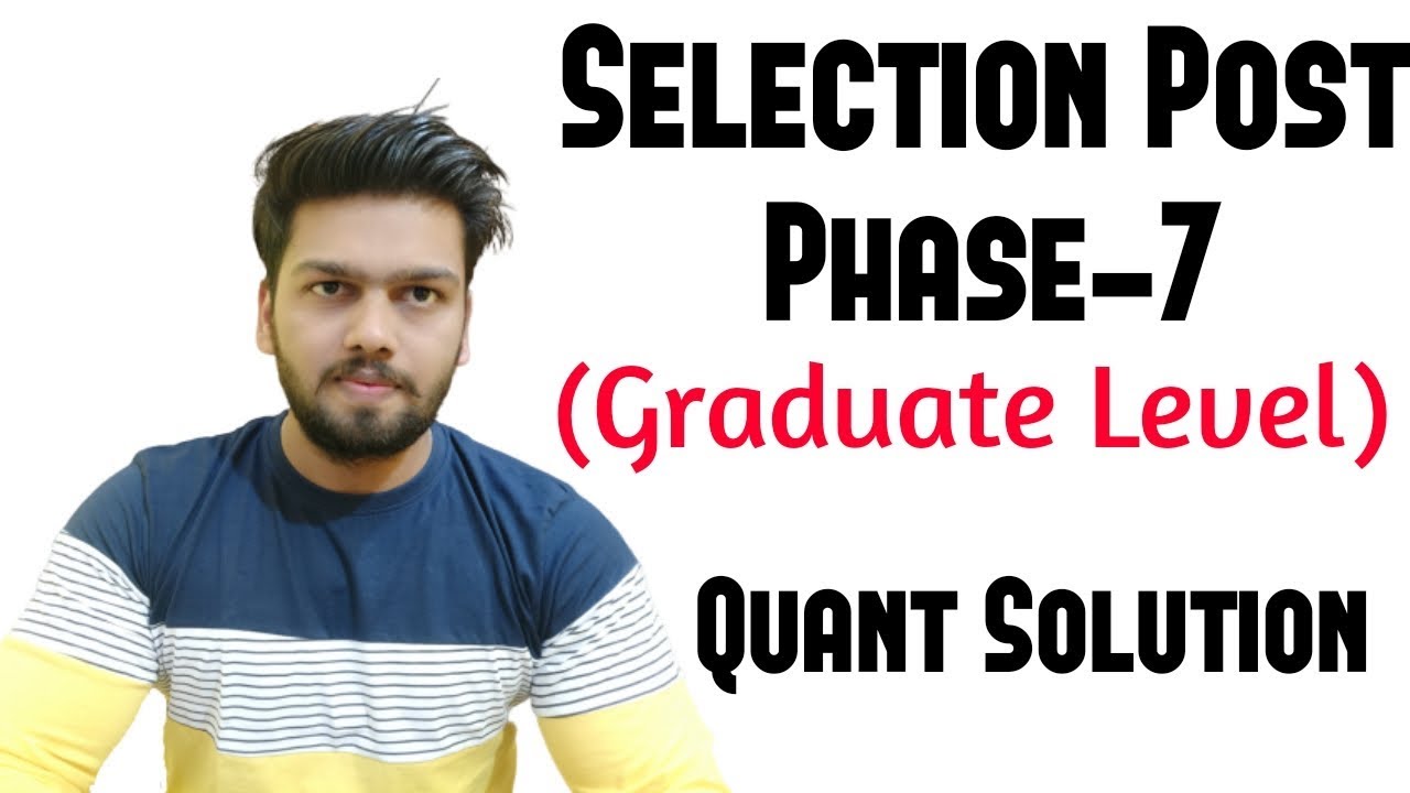 15-Oct 2019 SSC Selection Post Phase-7 (Graduate Level) Math Solutions ...