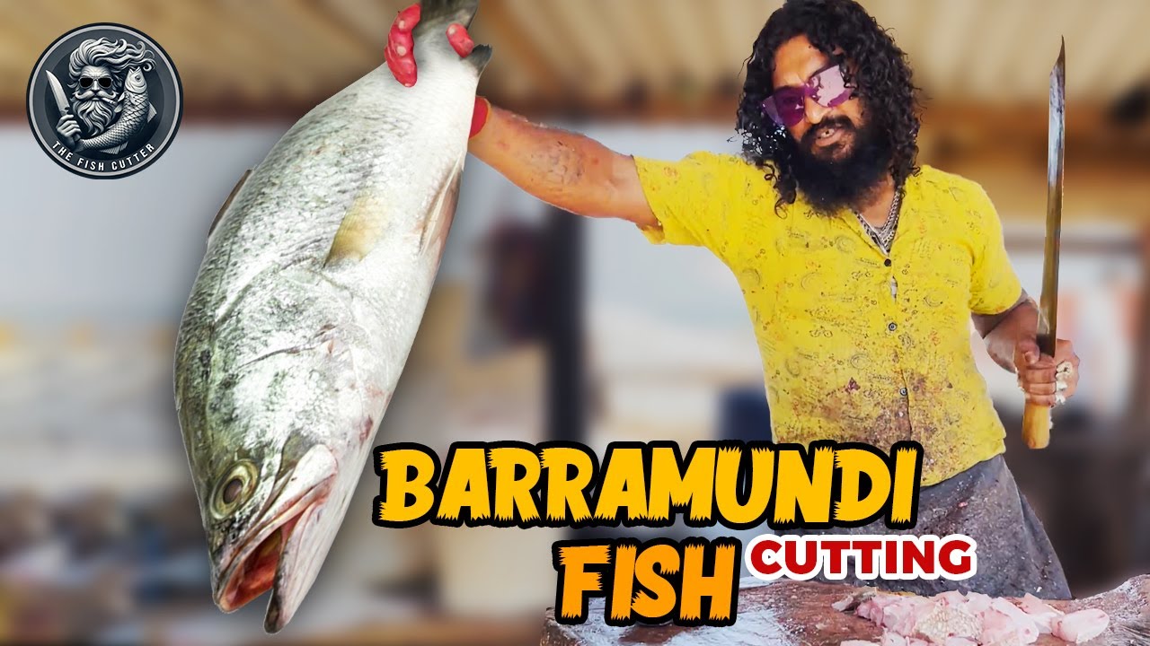 BARRAMUNDI FISH CUTTING SKILLS - YouTube