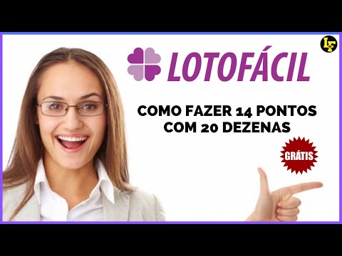 🔴 LOTOFÁCIL | Como Fazer 14 Pontos na Lotofácil com 20 Dezenas (( GRÁTIS ))