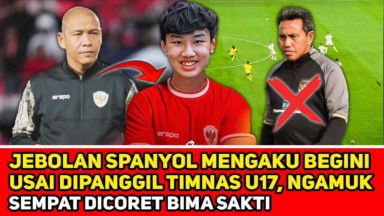 Erwin Lim Terharu, Nova Arianto selamatkan talenta jebolan Spanyol ️Bima Sakti tertampar keras ...