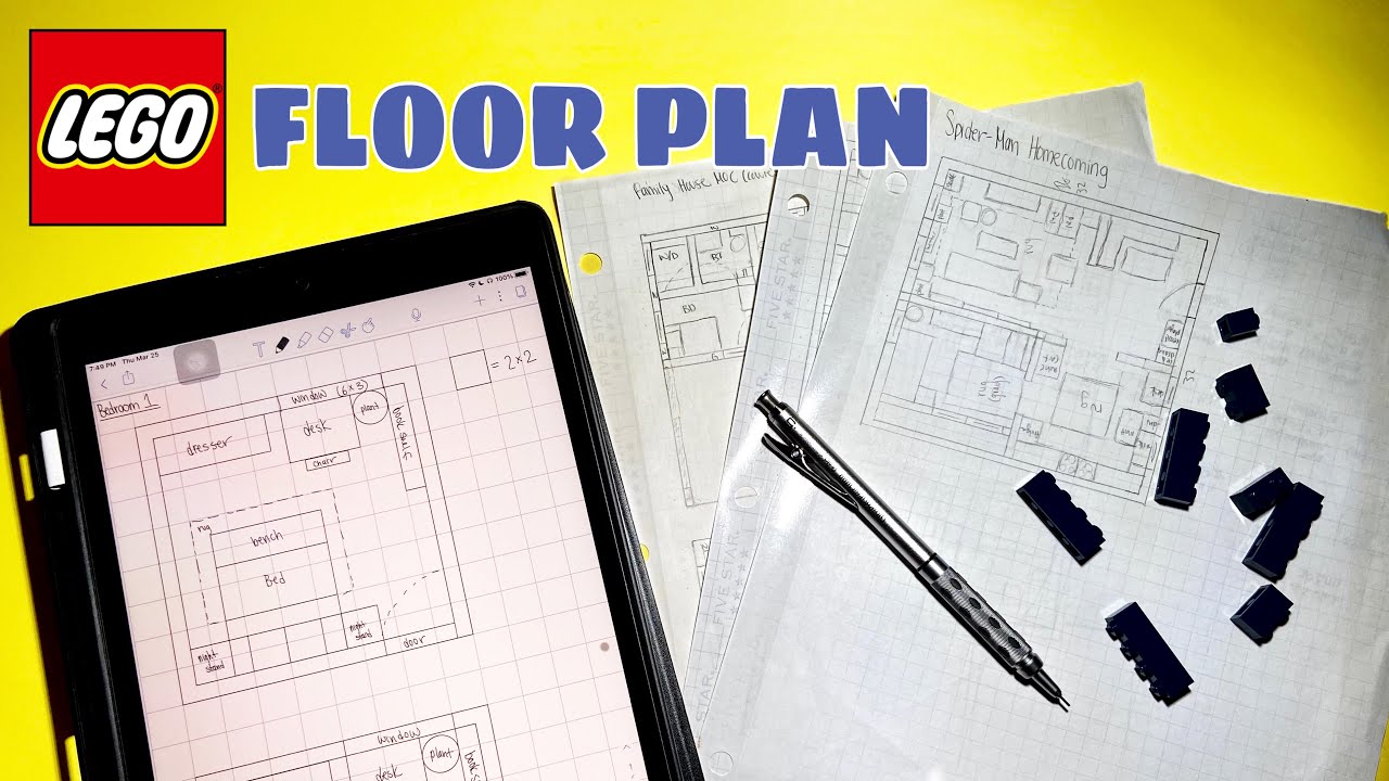 How to Create a LEGO FLOOR PLAN - YouTube