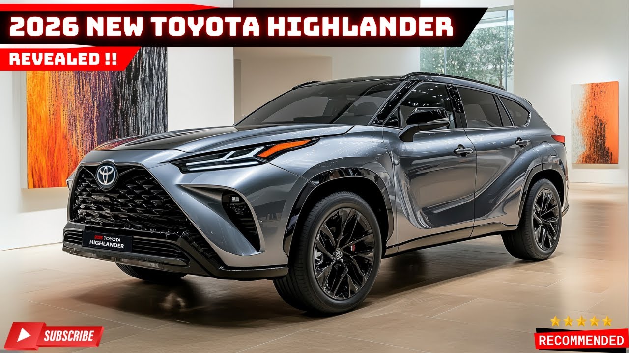 2026 Toyota Highlander: Unmasked! Leaked Specs & Design Revealed - YouTube