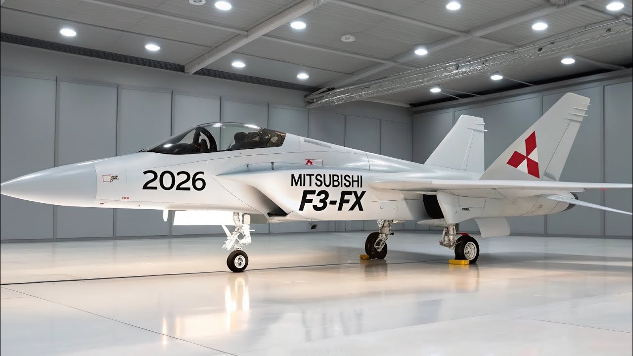 【2026最新】三菱F3-Fx戦闘機ついに公開！日本の未来を守る第6世代ステルス戦闘機とは - YouTube