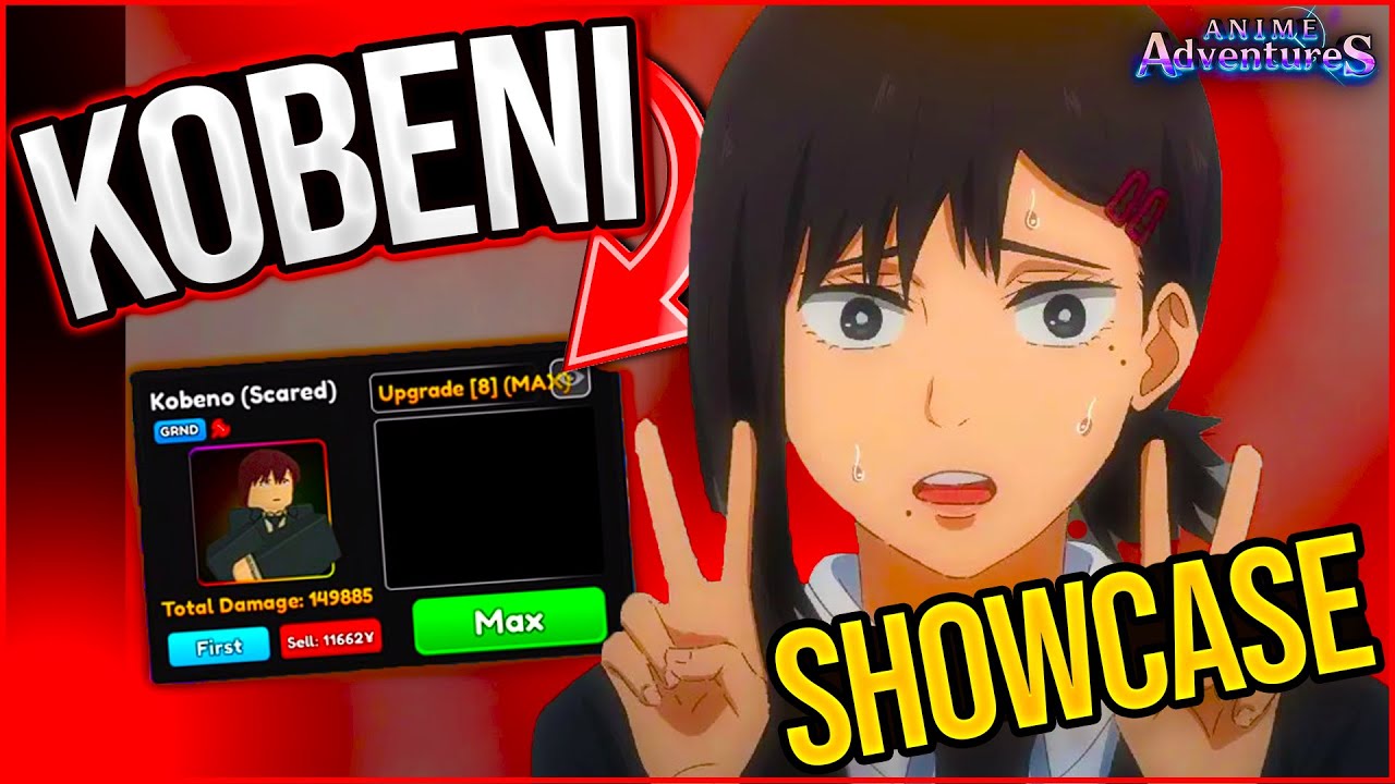 KOBENI ASUSTADA SHOWCASE ANIME ADVENTURES ROBLOX - YouTube