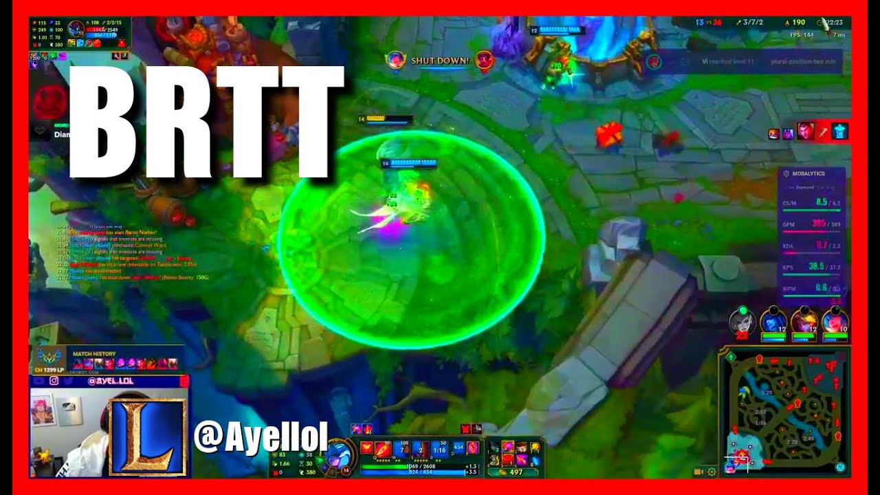 AYELLOL - Brtt | LOL Clips - Familia LoL - YouTube