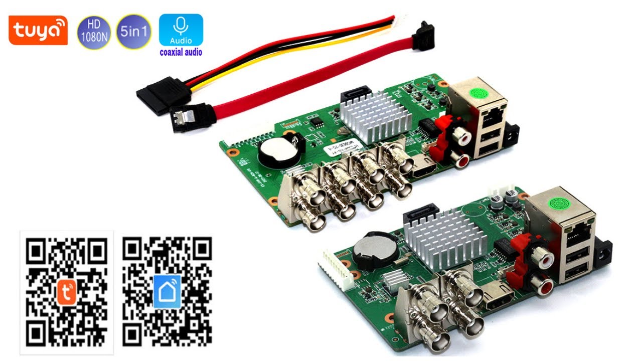 PLACA DVR inteligente 4/8ch ahd cvi 1080n híbrida 3 em 1 segurança ...