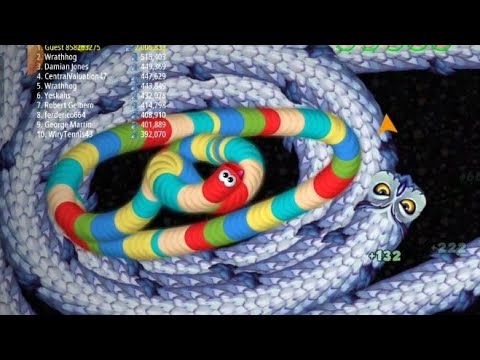 Worms Zoneio Hacker Owl Snake/ WormsZone Trap Tiny Slither. - YouTube