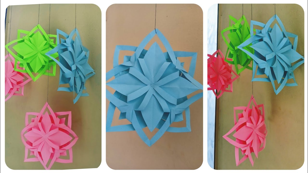 5 minutes decorative paper crafts/ Easy paper craft idea/ paper craft ...