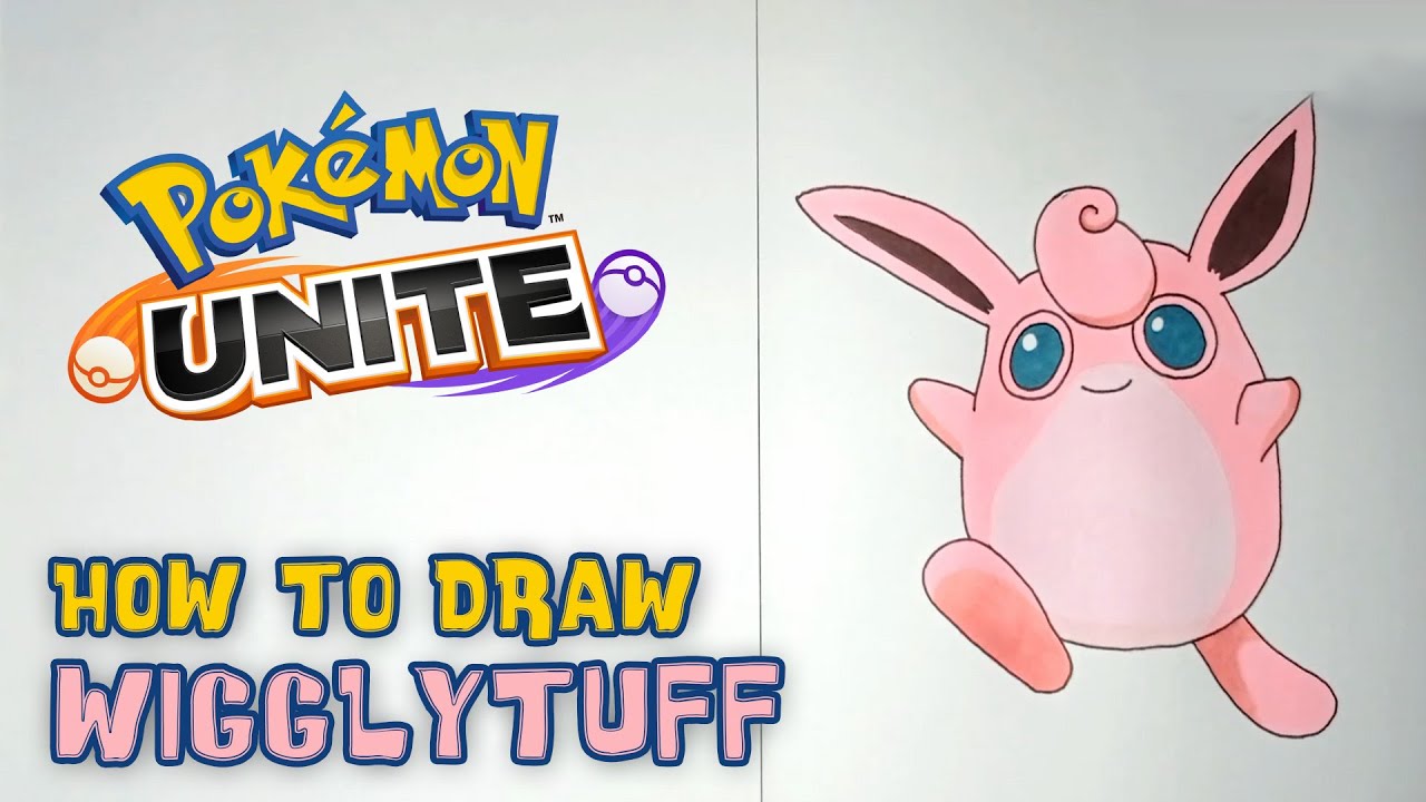 Drawing Wigglytuff (Pokemon Unite) - YouTube