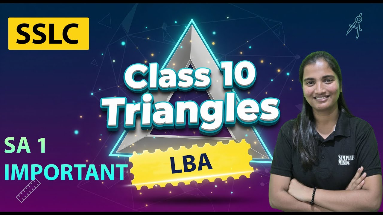 Class 10 Maths | Triangles | LBA & Important Questions | SSLC SA1 ...