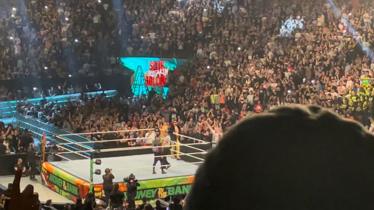 Seth Rollins MITB 2023 entrance - YouTube