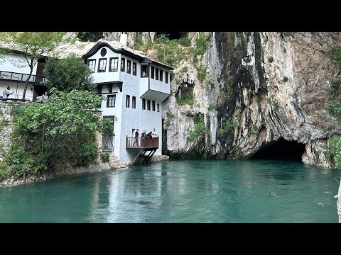Blagaj Alperenler tekkesi ve Sari Saltuk Hazretlerinin turbesi 4K with djiosmomobile6