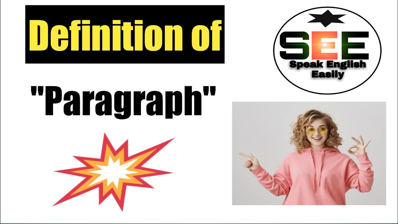 Definition Of "Paragraph" - YouTube