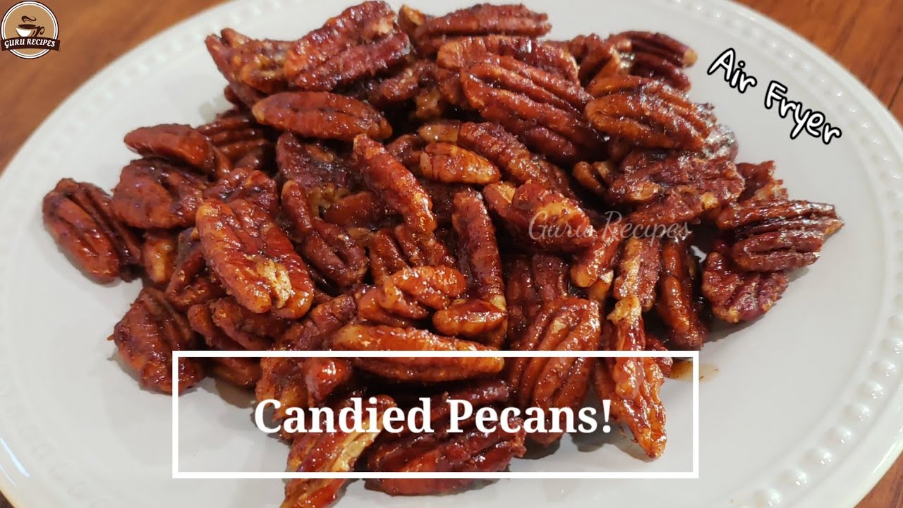 Air Fried Candied Pecans in Instant Pot Air Fryer Lid / only 4 ...