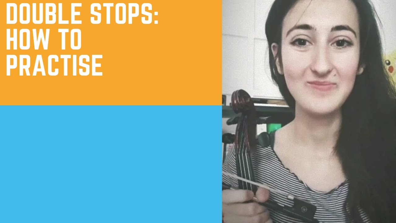 DOUBLE STOPS HOW TO PRACTICE- 1 MINUTE VIOLIN TIP - YouTube