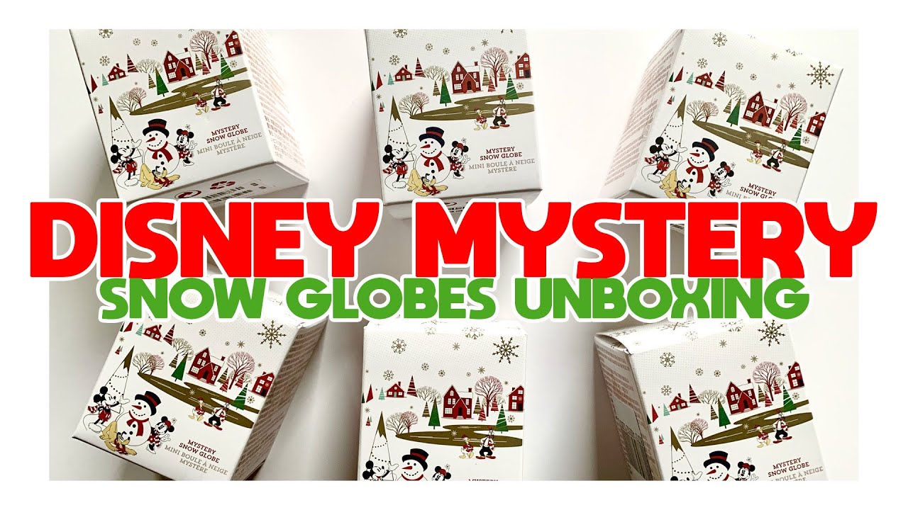 Disney Mystery Snow Globes Unboxing! | Christmas 2019! - YouTube
