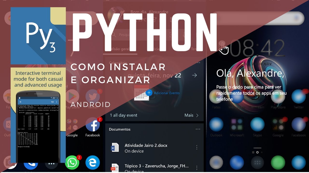 Instalar o Pydroid3 - Python no Celular - YouTube