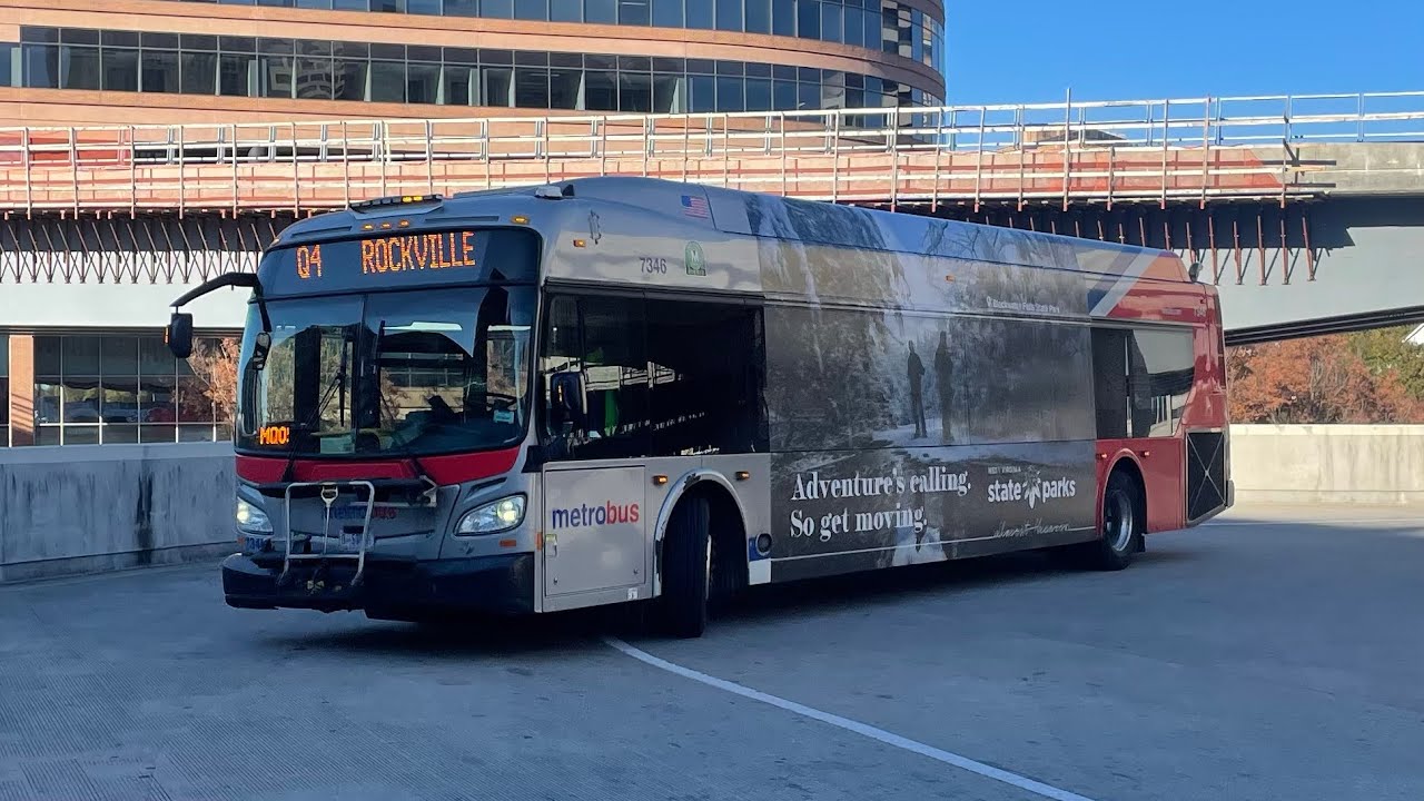 WMATA Metrobus 2016 New Flyer Xcelsior XDE40 #7346 - YouTube