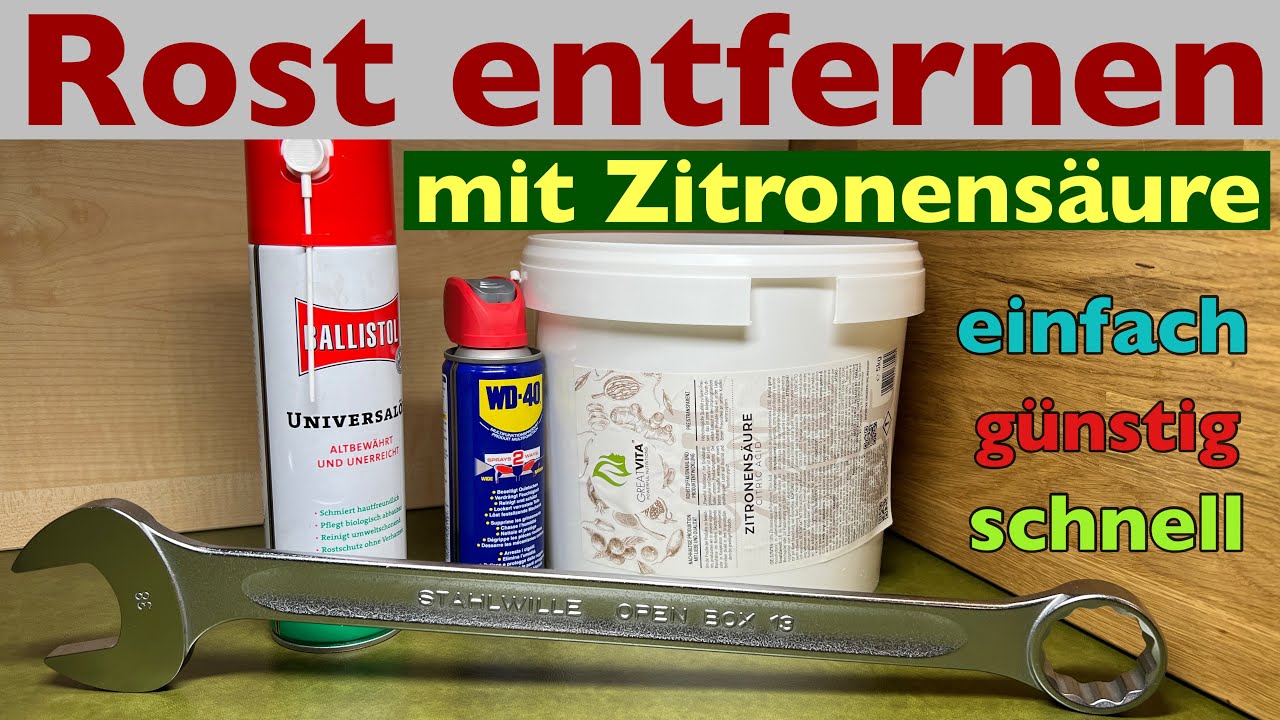 Rost Von Werkzeug Entfernen