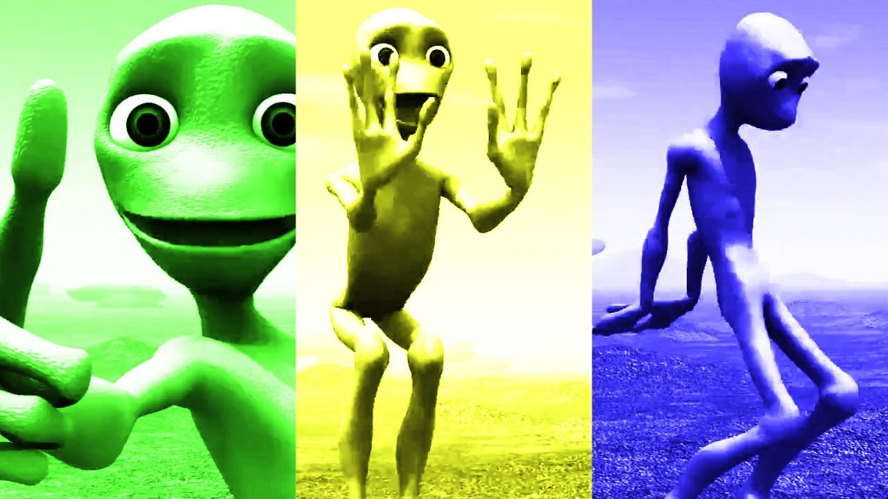Alien dance ☆ Funny alien ☆ Dame Tu cosita ☆ Funny alien dance ☆ Green ...