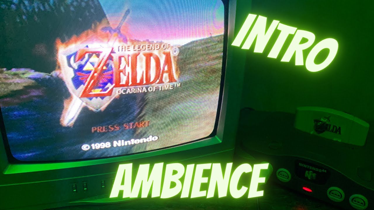 N64 CRT Zelda Ocarina of Time Intro - YouTube