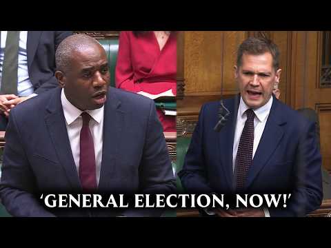 David Lammy HECKLED as he makes A FOOL OF HIMSELF in Parliament