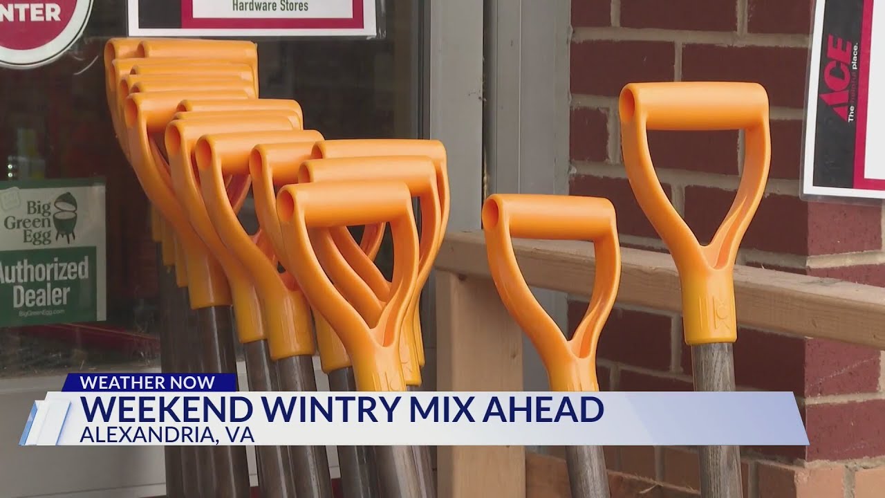 Weekend wintry mix ahead - YouTube