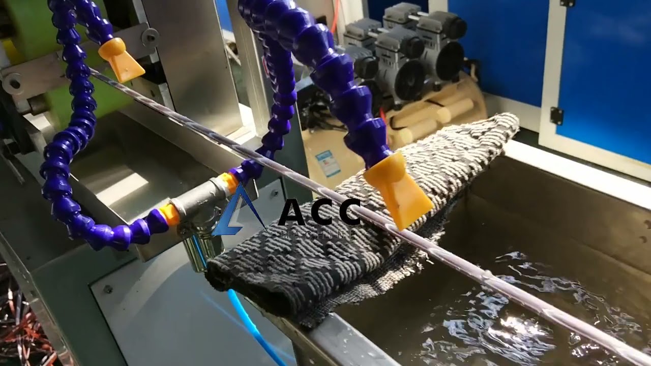 Plastic rattan machine - YouTube