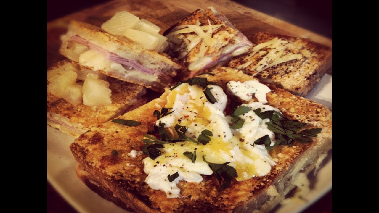 Croque Monsieur, Madame & Hawaiian - MYVIRGINKITCHEN - YouTube