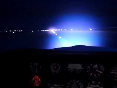 Home cockpit C182 Night take off from le havre LFOH - YouTube