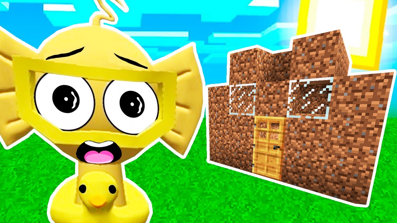 I MET A NEW SPRUNK BAILEY and BUILT HIM A HOUSE in MINECRAFT - YouTube