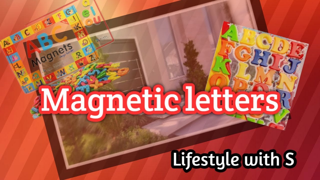 Magnetic letters|learn alphabets in english|LS with S| - YouTube