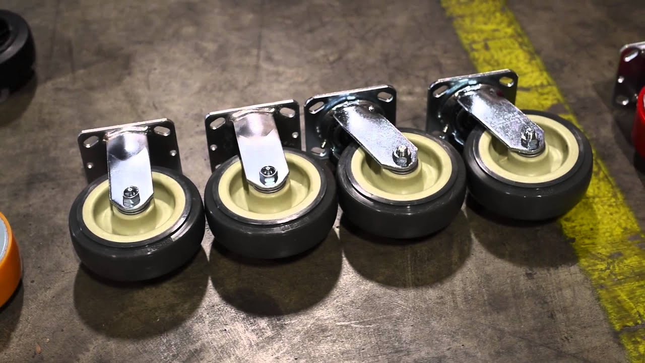 Polyurethane On Polyolefin Caster Wheels: Your Caster Connection - YouTube