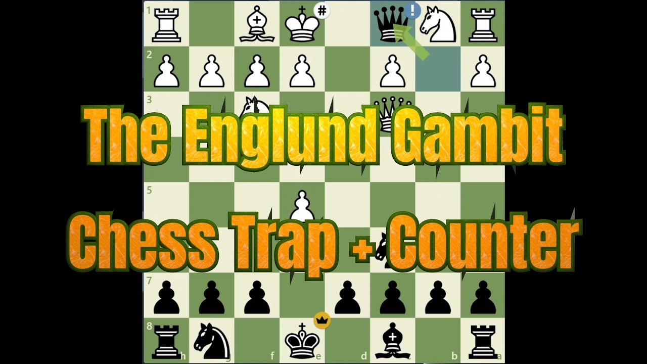 Englund Gambit Chess Trap + Counter (25 Subscriber Special) - YouTube