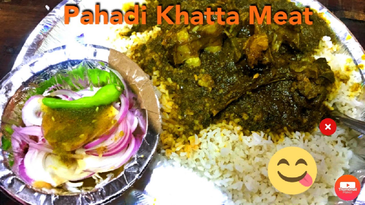 Kangri khatta meat I 44 years old Kangri Dhaba| Himachali cuisine I ...