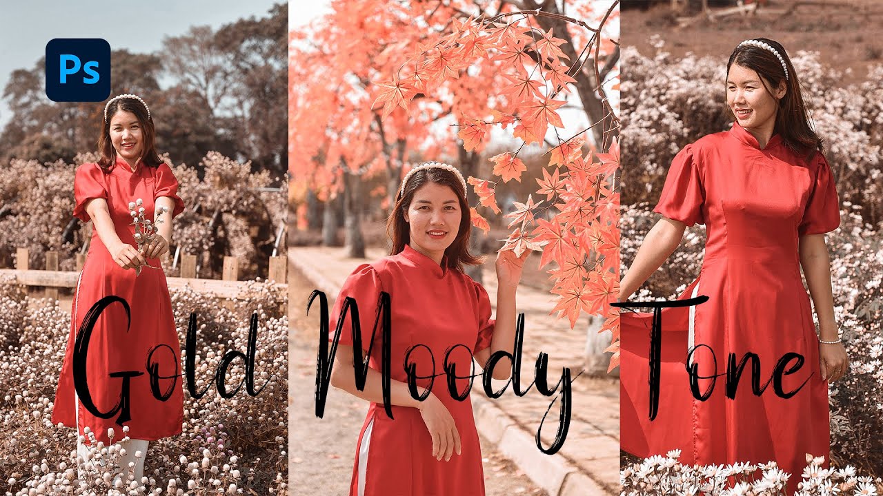 Premium Gold Color Grading in Photoshop | Moody Color Grading Photoshop ...