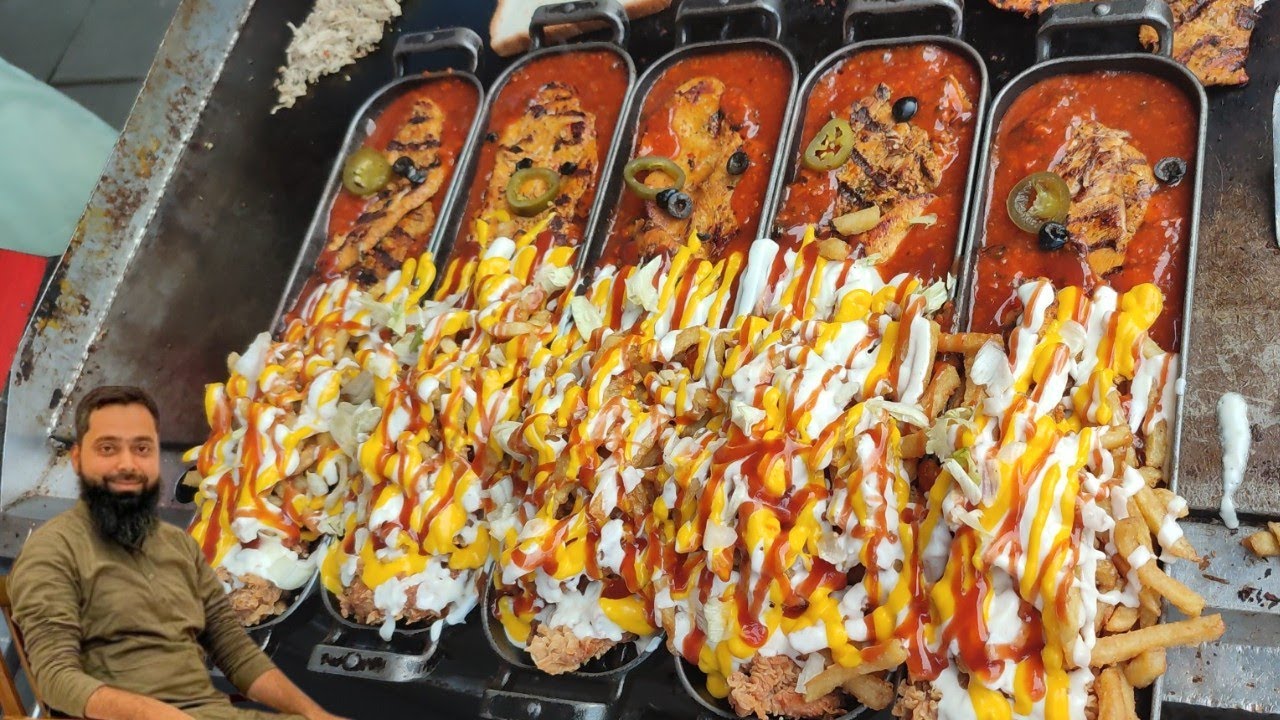 chicken Jambo Steak Barkat Market Famous Chicken Steak By Street Foods ...