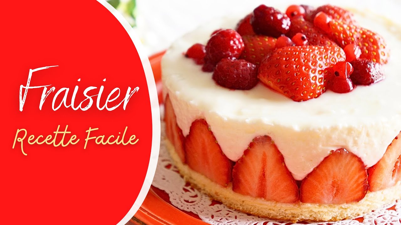 الفريزي بطريقة سهلة خطوة بخطوة 🍓Recette de Fraisier très facile🍰 - YouTube