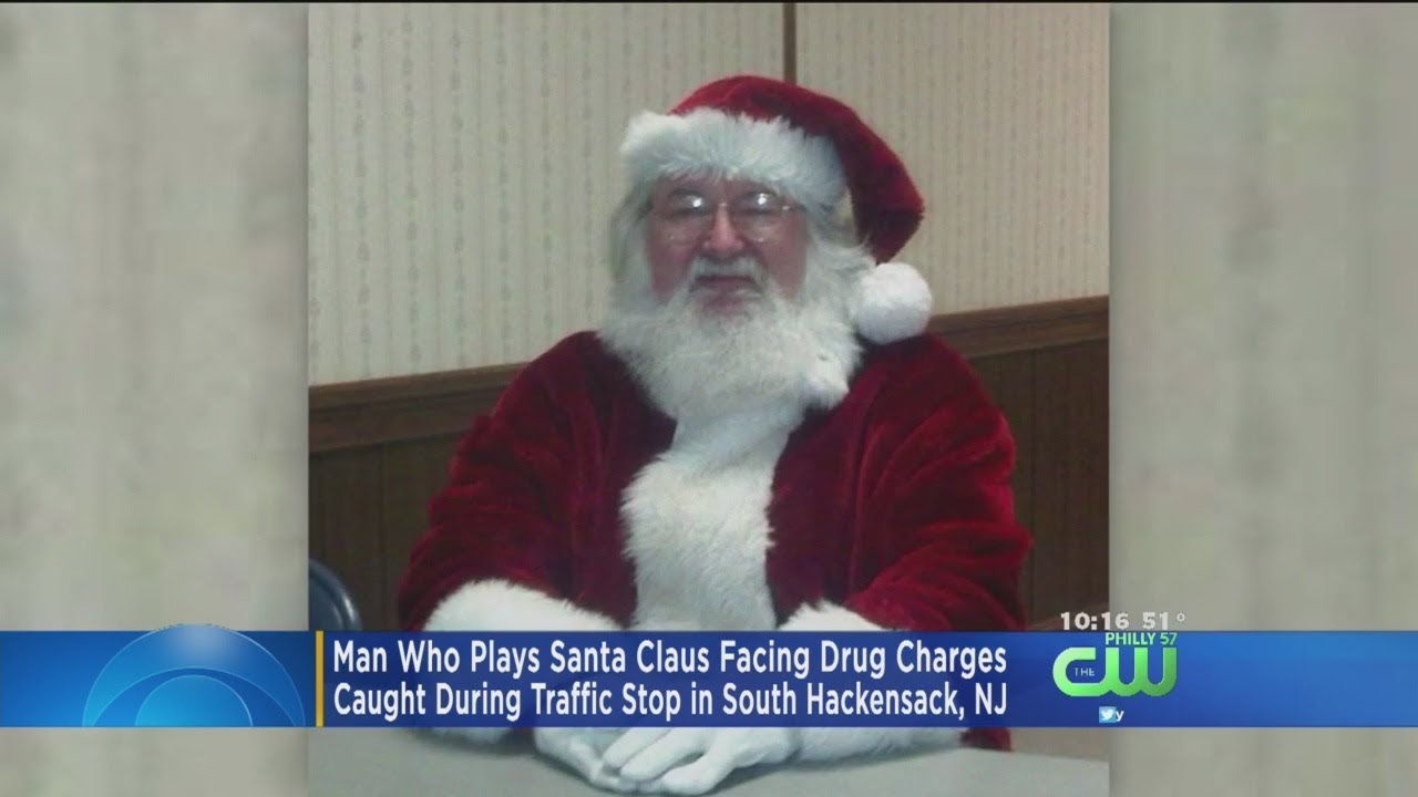 NJ Man Who Plays Santa Claus Facing Drug Charges - YouTube
