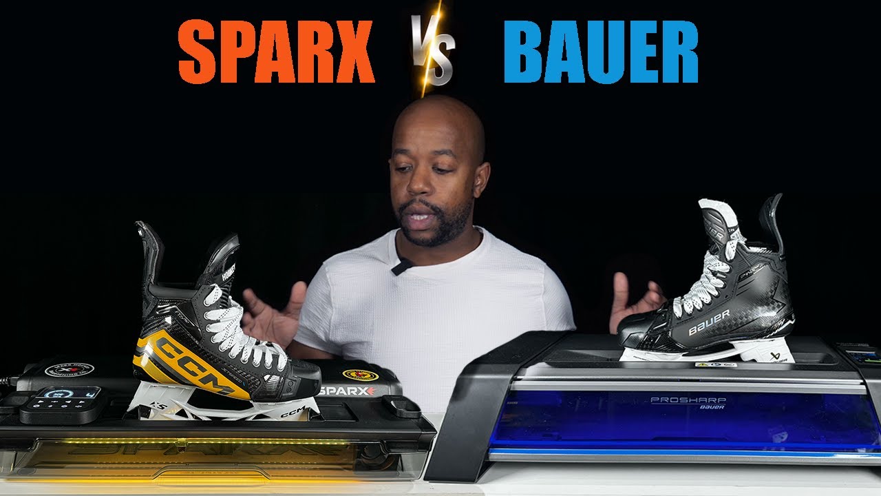 Bauer Prosharp AdvantEdge Skate Sharpener vs Sparx 3 Review - Best ...