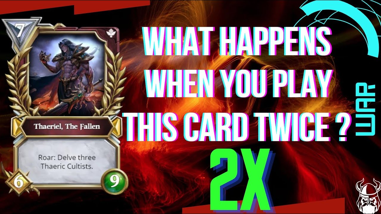 What happens when you play Thaeriel twice? 2x BANE FINISHER GG Weekend ...