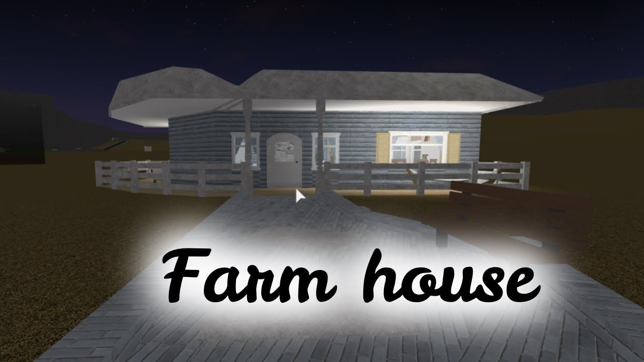 COUNRTY FARM HOUSE SPEED BUILD I Bloxburg I Roblox - YouTube