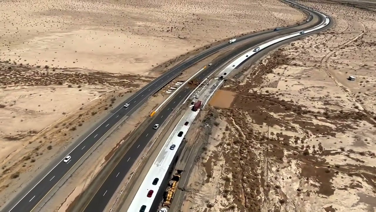 Construction continues on bridge collapse at I-10 - YouTube