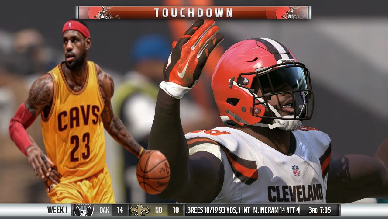 LEBRON JAMES IN THE NFL?? - YouTube