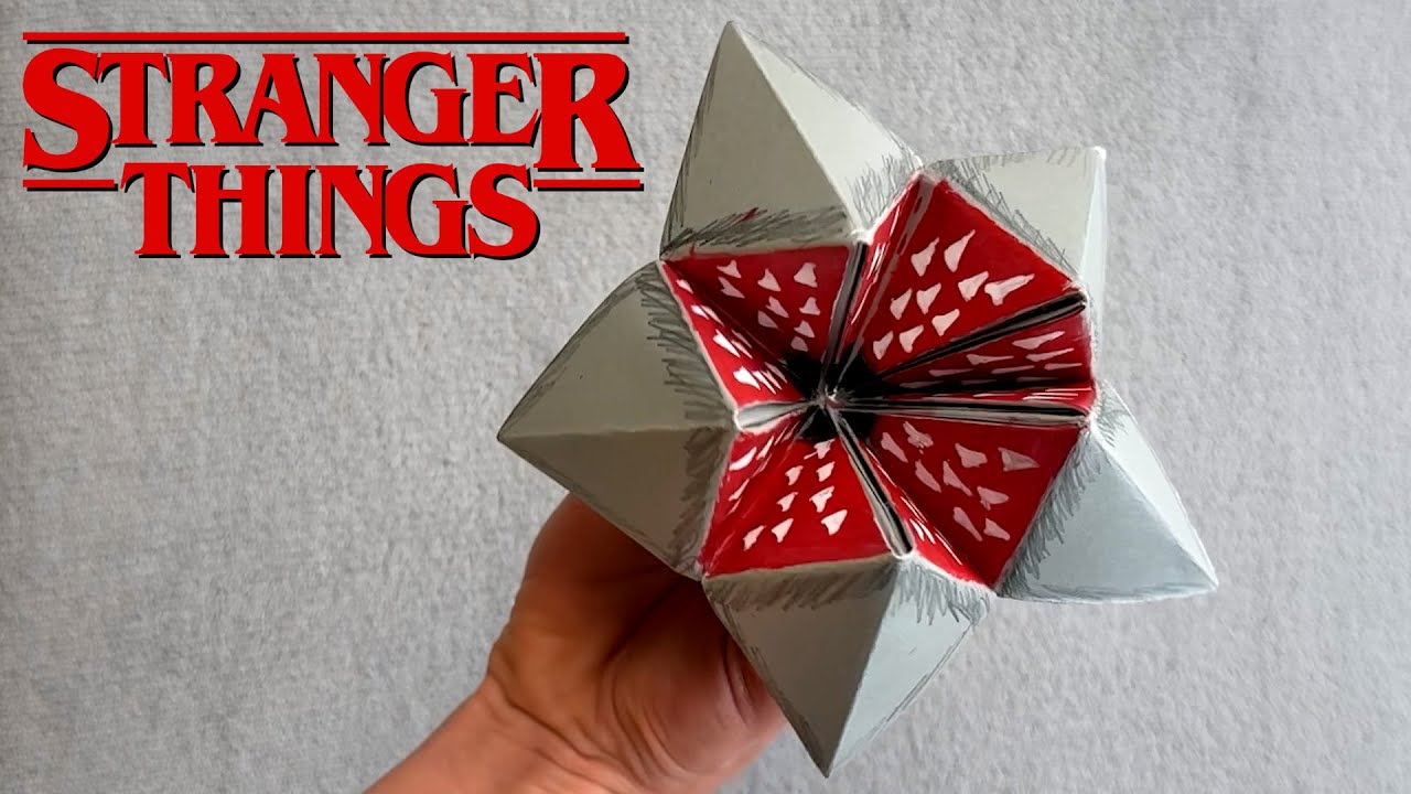 How To Make Demogorgon from Stranger Things - DIY Paper Craft Cootie ...