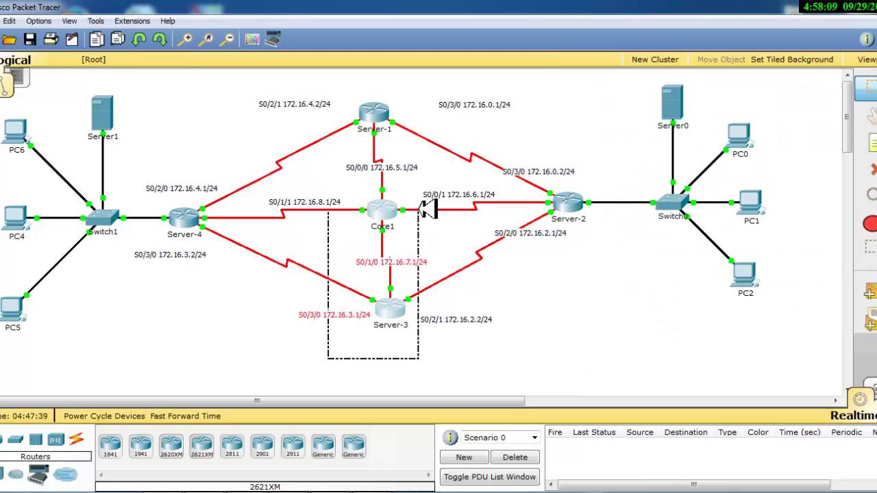 Como criar rotas dinâmicas OSPF Cisco Packet Tracer - YouTube
