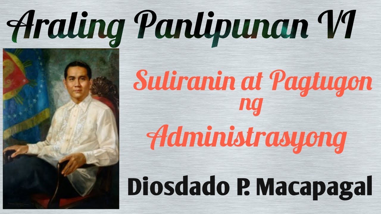 Diosdado Macapagal Talambuhay