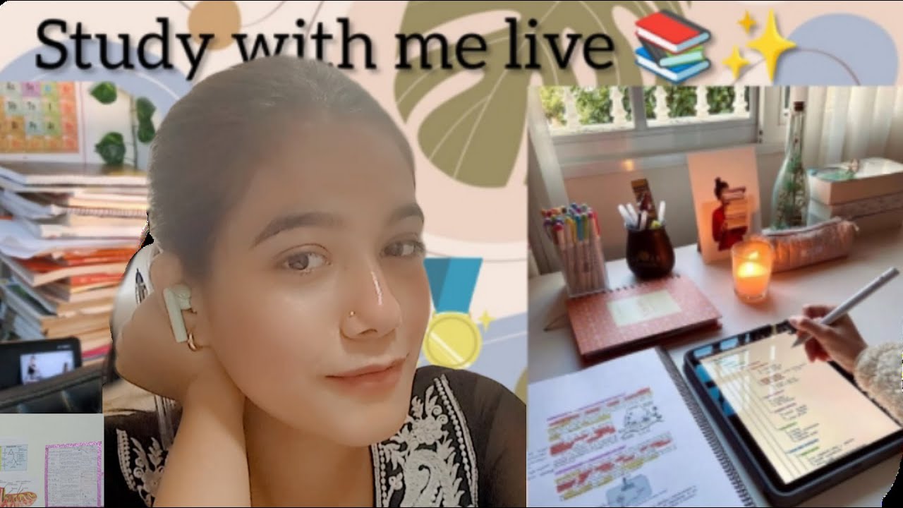 study with me live 🕧 🏥NEET2025/JEE main/JEE advanced/ UPSC /SSC /NDA CDS/ Board 💻📚 - YouTube